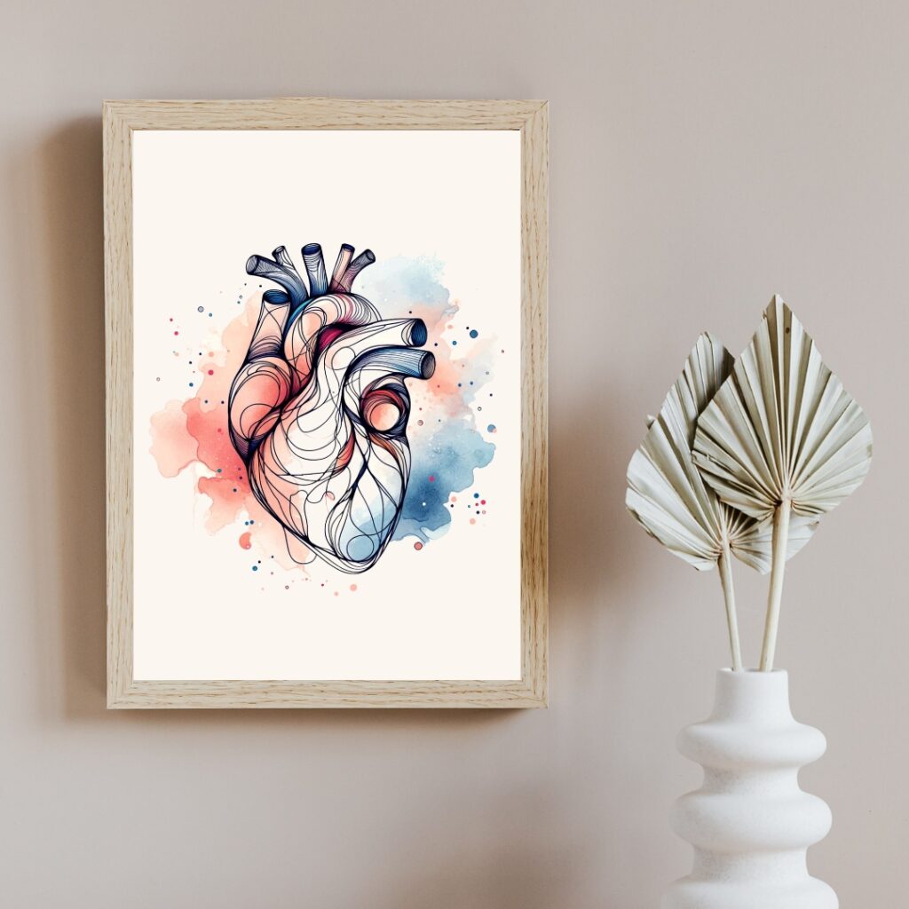 Brain’s Basal View Anatomy Abstract Art - MedArts | Medical Art Store